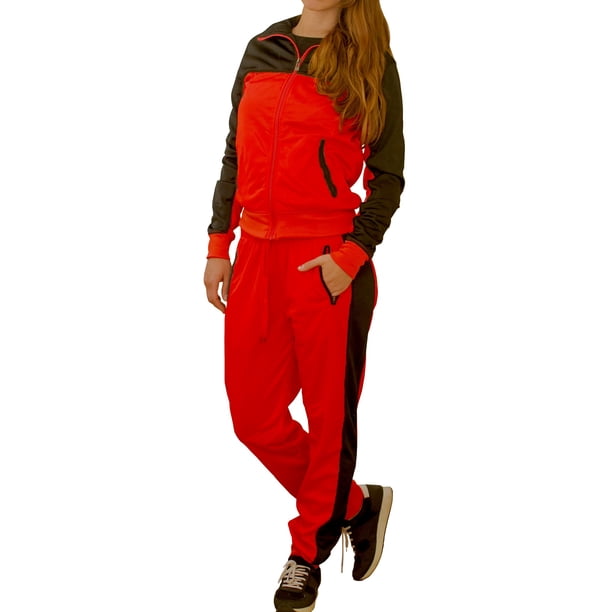 Women's 2-piece tracksuit Fashionary Track Jacket & Jogger Track pants ...