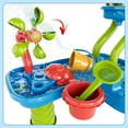 Lucky Doug 3-Tier Water Table for Toddlers 1-5,6 in 1 Water Play Set ...
