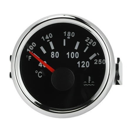 Marine Engine Water Temperature Gauge, 40-120 Degrees Celsius Temp ...