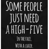 High Five to the Face Rude Humor Men's Graphic T Shirt Tees Brisco ...