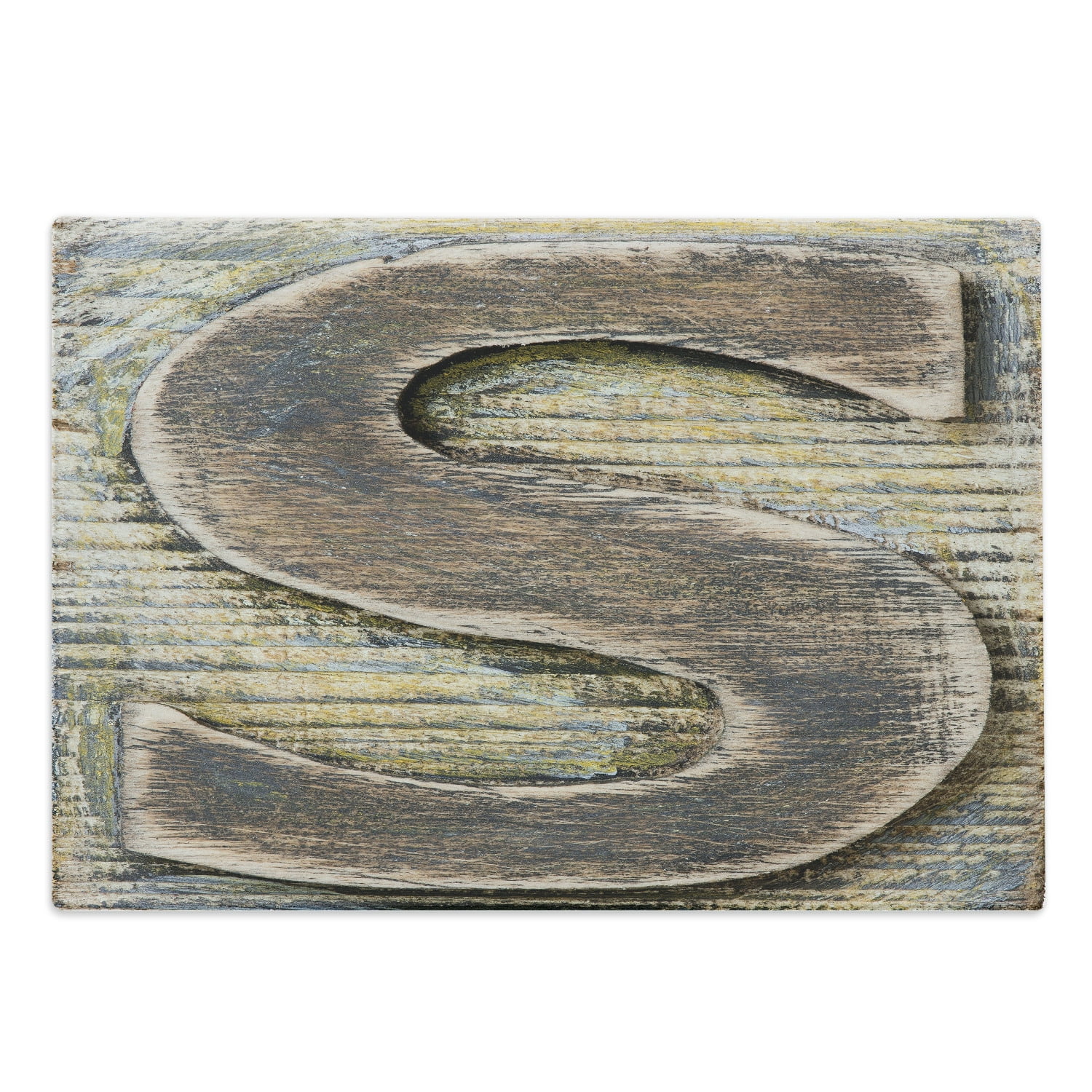 Letter S Cutting Board, Wood Alphabet Block S Timber Texture Image ...