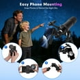 80mm Refractor Telescope for Adults and Kids, 600mm Astronomy Telescope ...