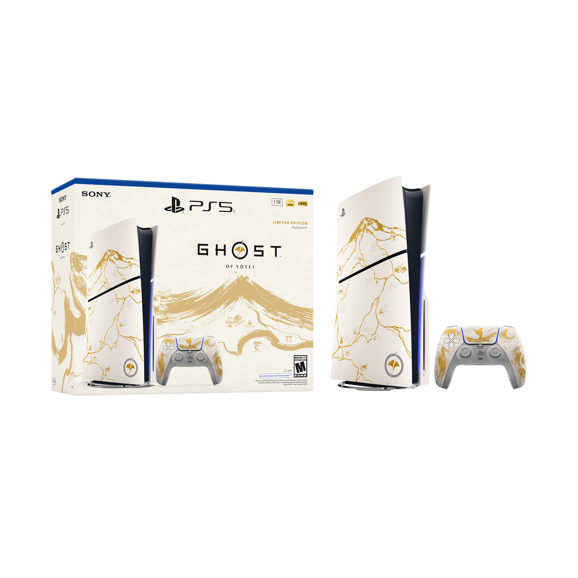 Click here for Playstation 5 Console - Ghost Of Yotei Gold Limite... prices