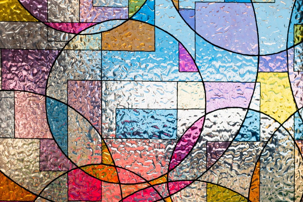 Abstract Photography of a Colorful Stained Glass Window, Photography ...
