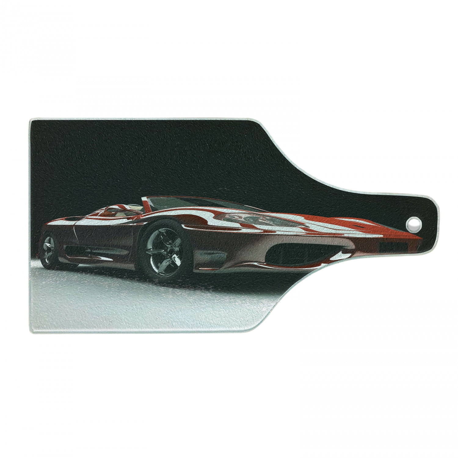 Cars Cutting Board, Automotive Industry Theme Powerful Engine Fast ...