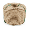 SEUNMUK 33 Feet 1-1/4 Inch Jute Rope, 10m x 32mm Natural Hemp Fiber ...