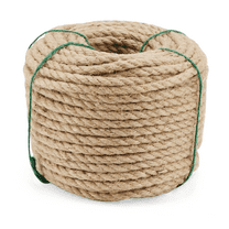 SEUNMUK 33 Feet 1-1/4 Inch Jute Rope, 10m x 32mm Natural Hemp Fiber ...