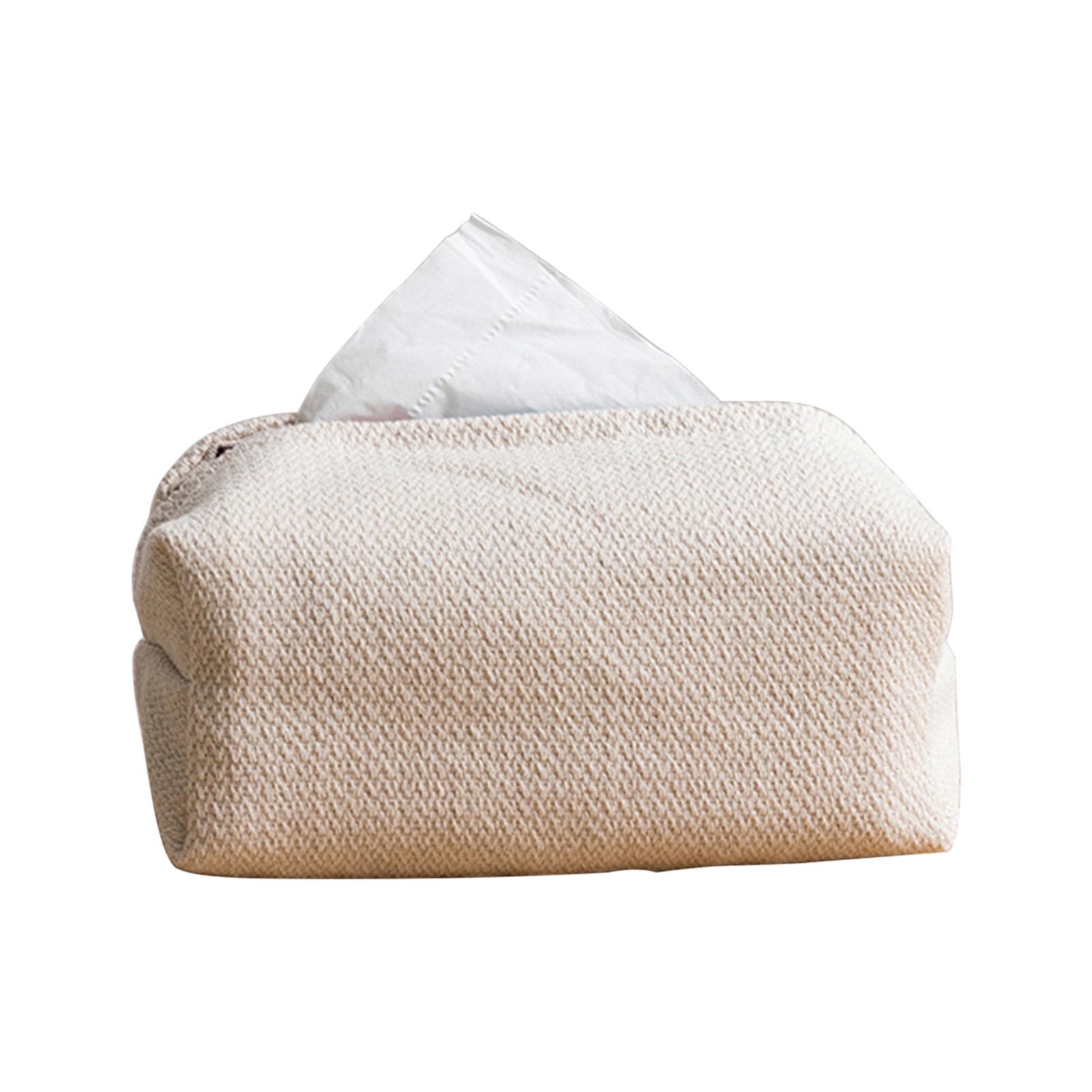 Wharick Tissue Box Cover, Tissue Box Washable Large Opening Storing ...