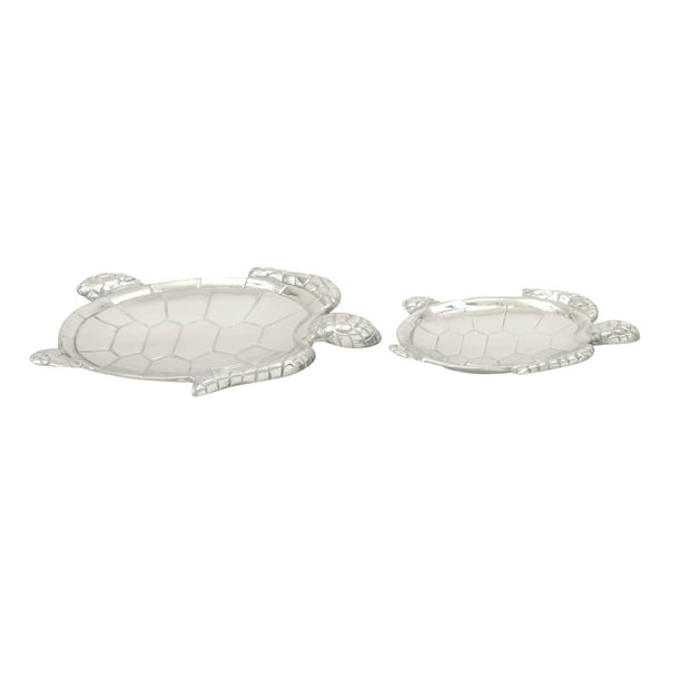Set Of 2 Lovely Turtle Shaped Multipurpose Trays - Walmart.com