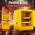 HOHOBLA 45.5L/12gal Fireproof Safety Storage Welded Cabinet Bin ...