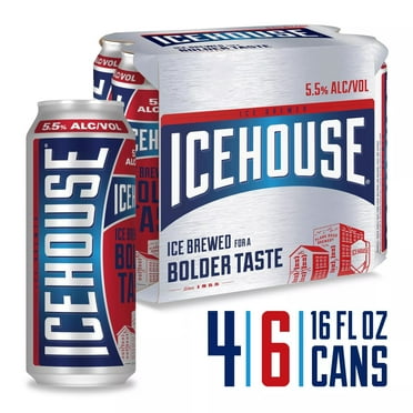 Icehouse Beer, 30 Pack, 12 fl oz Aluminum Cans, 5.5% ABV - Walmart.com