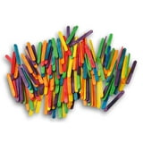 Krafty Kids Colored Craft Sticks - Mini, 1/4" W x 2-1/8" L, Assorted ...