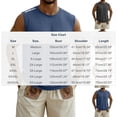 Bosfbaoi Men's Textured Sleeveless Gym Tank, Stretchy Polyester ...