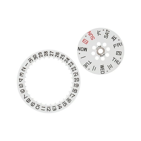 Watch Movement Calendar Dial, Convenient Plastic Practical Watch Spare ...