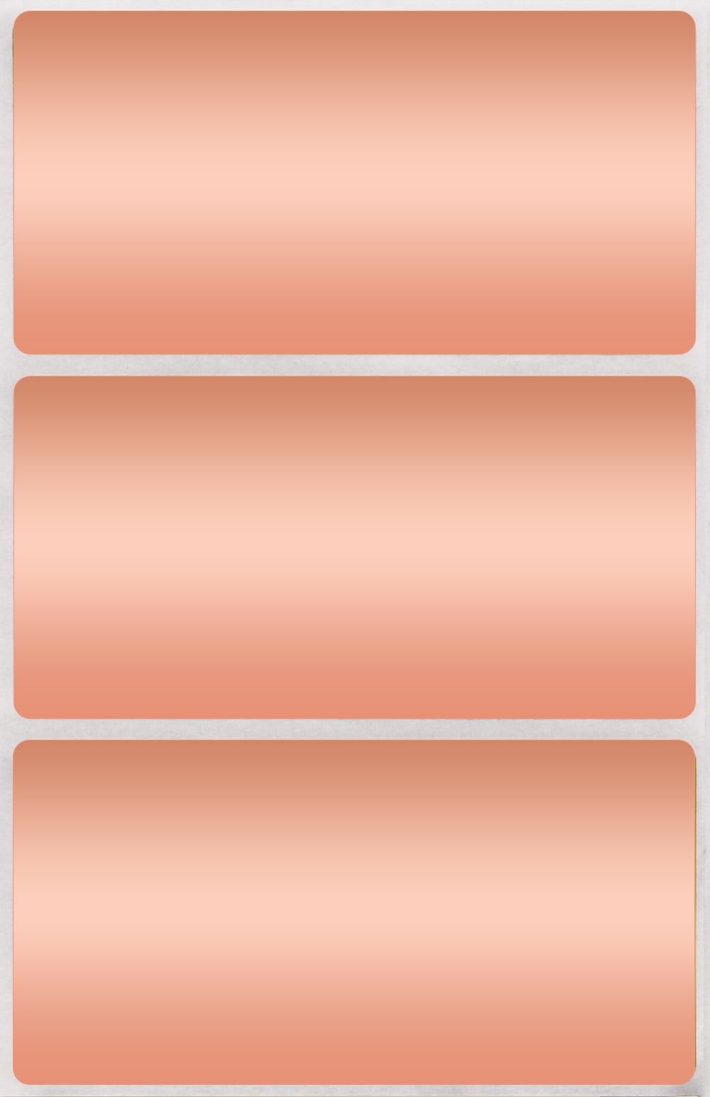 Royal Green Rectangular Metallic Stickers to Write On Name Tags for ...