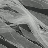 Simple Long Elegant Single Layer Wedding Veil Bridal Veils with Comb ...