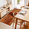 Area Rug 2x6ft Caramel Paint Area Rugs for Kitchen Runner Rug Abstract ...