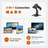 Tera 2D Wireless Barcode Scanner Handheld Barcode Reader with Vibration ...