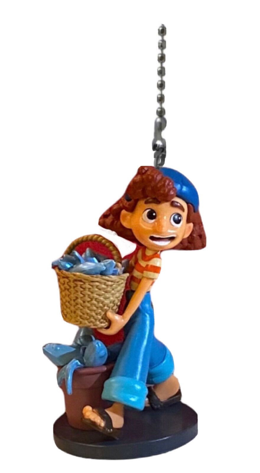 Giulia Girl PVC Fan Lamp Light Pull Figure 4” Figurine Luca Sea Monster ...