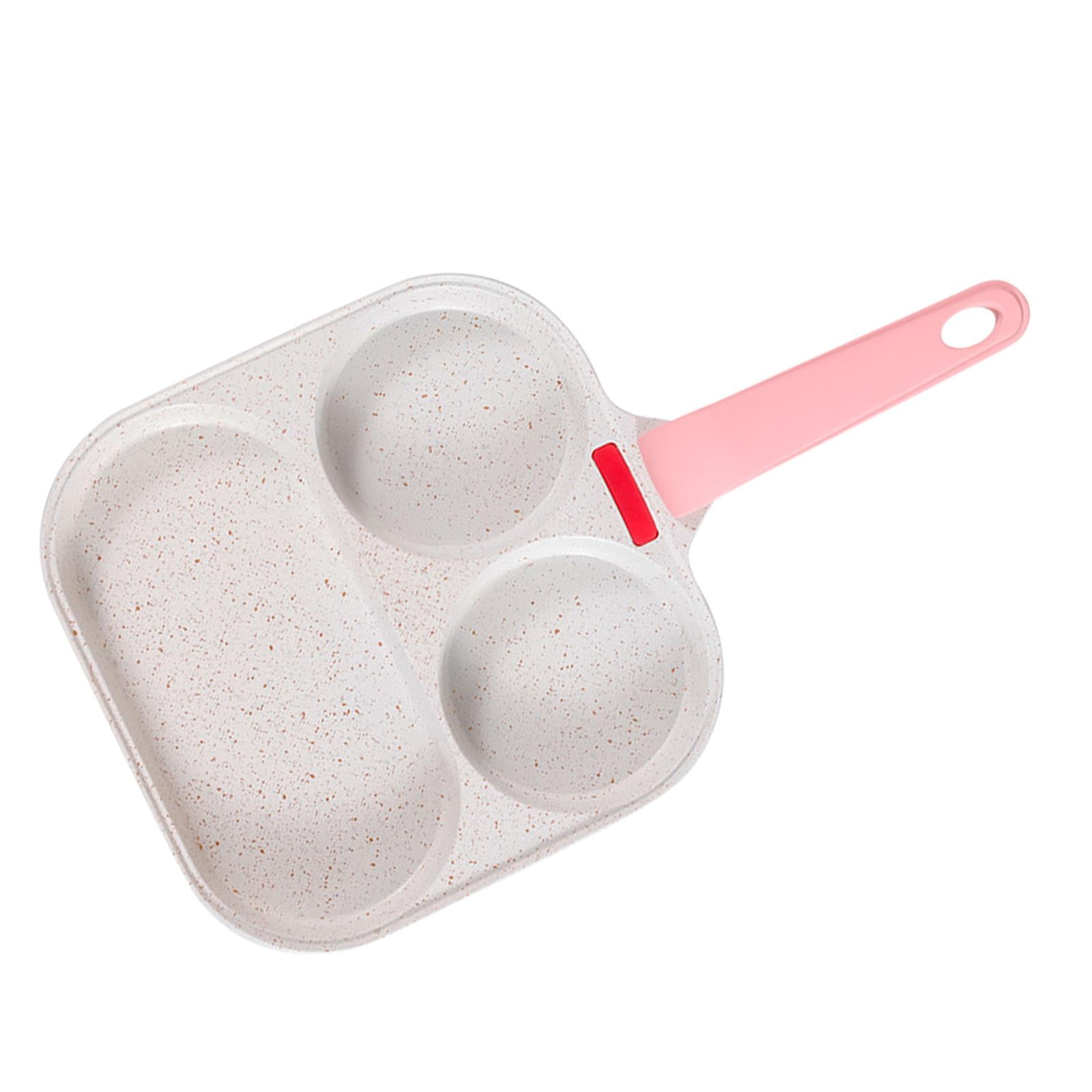 3 Section Skillet Mini Pancake Pan, Kitchen Cooking Tool Egg Steak Pot ...