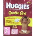 Huggies Supreme Gentle Care Cuddleweave Diapers, Jumbo Size, Size 2, 40 ...