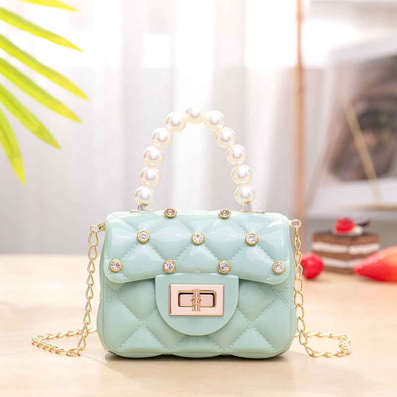 Fashion Candy Color Handbag Satchel Mini Purse Jelly Shoulder Bag ...