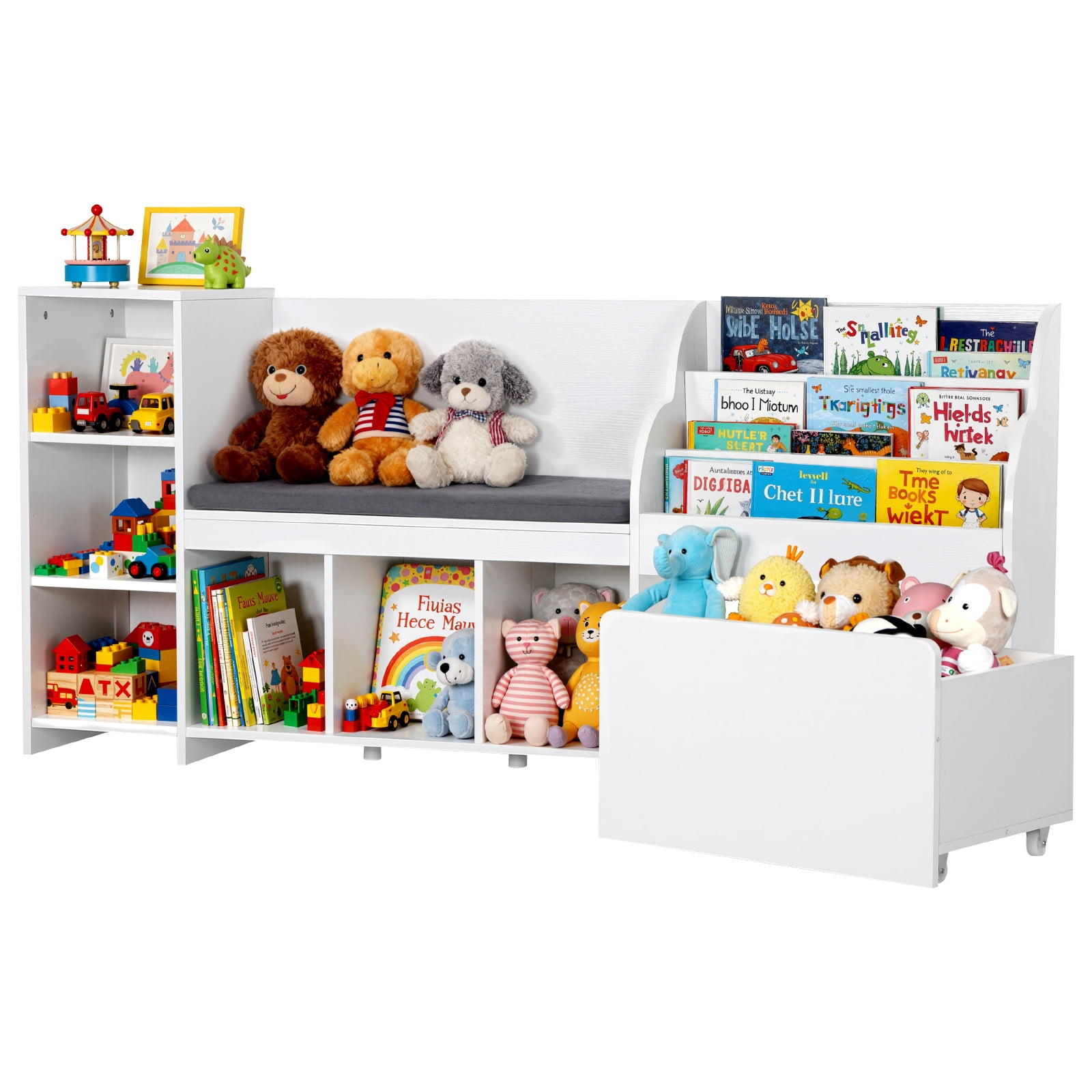 Click here for Vevor Kids Reading Nook  Wooden Storage Bench With... prices