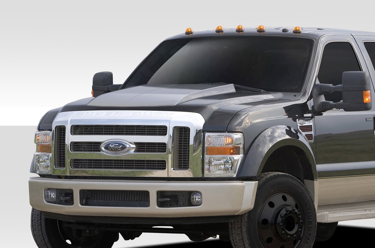 2008-2010 Ford Super Duty F250 F350 F450 Duraflex Cowl Hood - 1 Piece ...