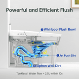 Smart Bidet Toilet with Built-in Electric Heated Seat Washer, Dual ...