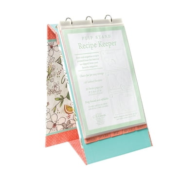 Farmhouse Metal Recipe Box With Cards And Dividers - Blue Vintage Tin ...