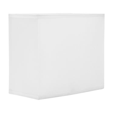 16 in. Throwback Rectangle Linen Lampshade, Cream - Walmart.com