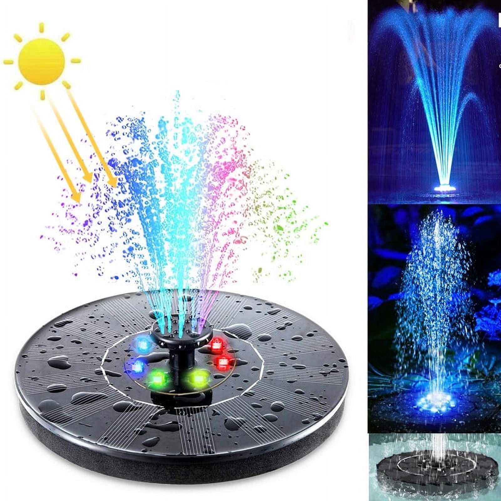 Solar Fountain Outdoor Pool Fountain Floating Garden Landscape Fountain ...