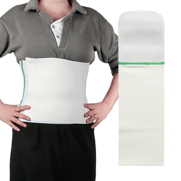 EZ Assistive Abdominal Binder 9 inch wide Belly Wrap for Men and Woven ...