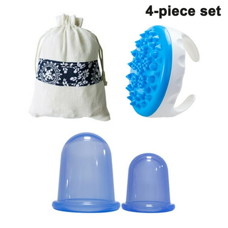 Silicone Device Massager with Cellulite Cups - Vacuum Suction Cup for ...