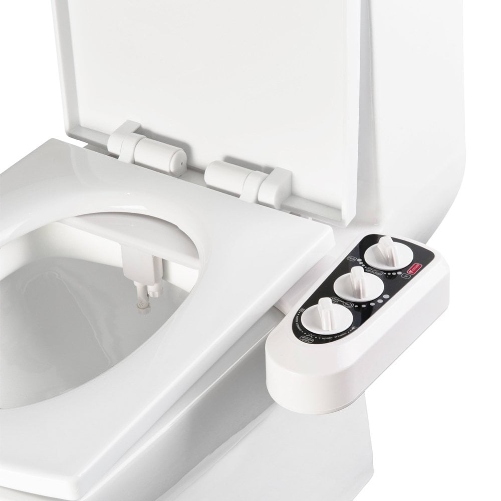 Peroptimist Toilet Seat Bidet With Self Cleaning Dual Nozzle Hot And