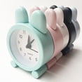 Bunnys Alarm Clock Quiet Desk Alarm Clock for Children and Teens Adds ...
