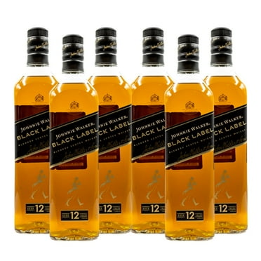 Caja de 12 Whisky Johnnie Walker Blend Red Label 750 ml | Walmart en línea