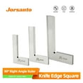 90 Degree Knife Edge Square Ruler Measuring Multi Angle Bladed Try ...