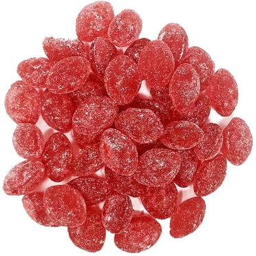 Sanded Wild Cherry Drops Old Fashioned Hard Candy 1 pound Claey's ...