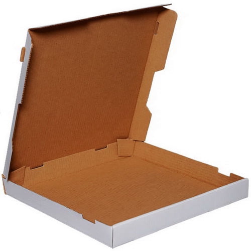 Vineland Packaging Slotted Tray Large Corrugated Cake Box White Outside ...