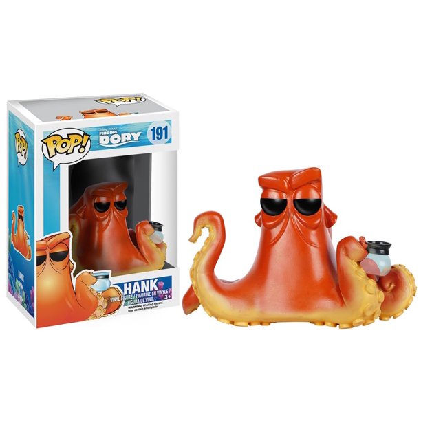 Funko Pop! Disney Pixar: Finding Dory - Hank Vinyl Figure - Walmart.com ...