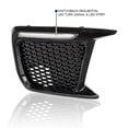 Spec-D Tuning Switchback Sequential LED DRL Fog Light Mesh Cover ...