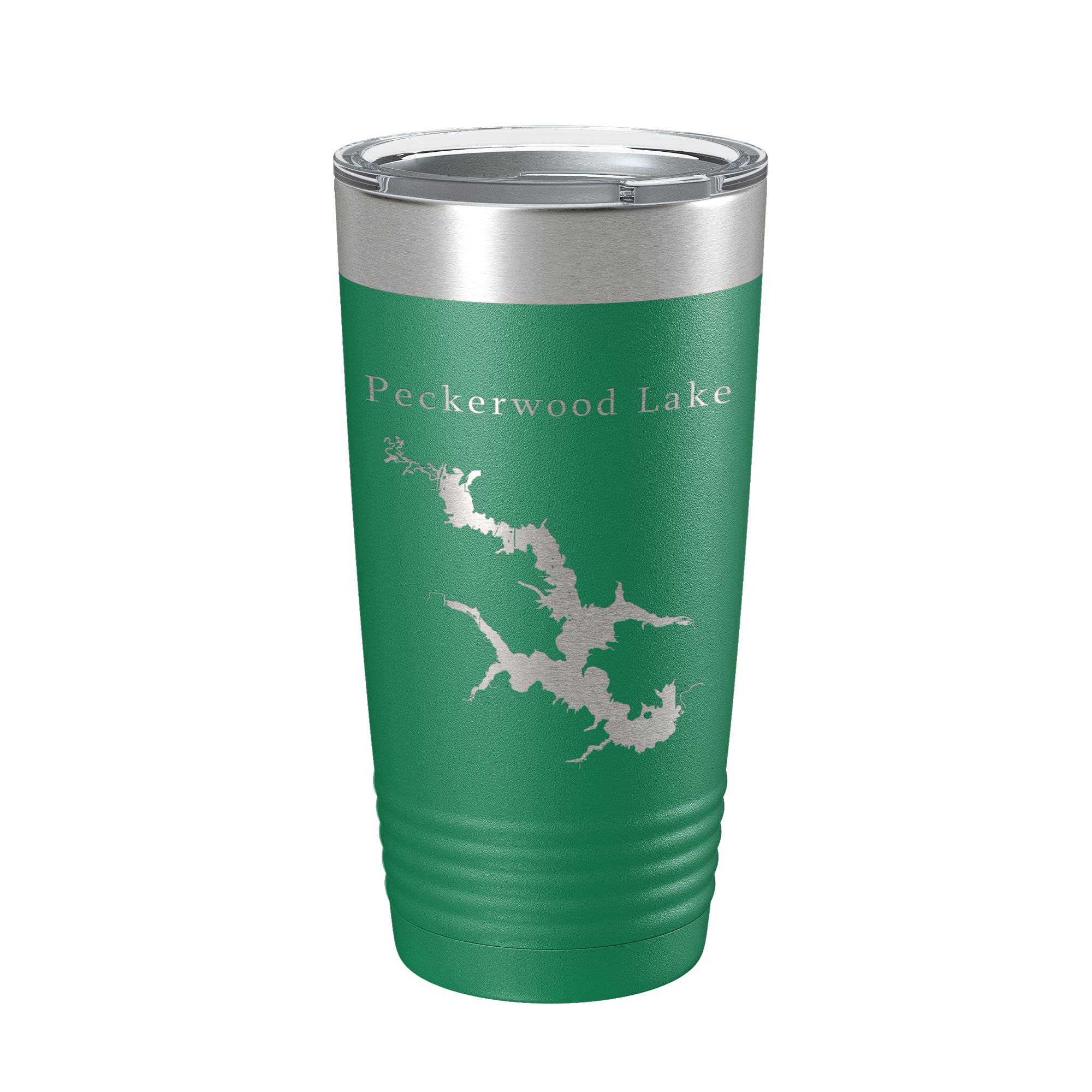Peckerwood Lake Map Tumbler Travel Mug Insulated Laser Engraved Coffee ...