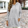 Breezora Women's Fleece Hooded Sweatshirt Loose Fit Long Sleeve ...