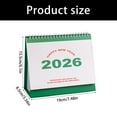 Giaone 2026 Desk Calendar from Jan to Dec Twin-Coil Binding Calendar ...