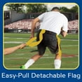 WYZworks 12 Player Adjustable Flag Football Youth/Adult Set, 3 Flags ...