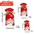 50pc 23x34cm Christmas Gift Storage Bags, Plastic Clear Pouch for ...