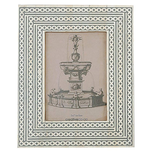 3R Studios Bone and Wood Photo Frame - Walmart.com