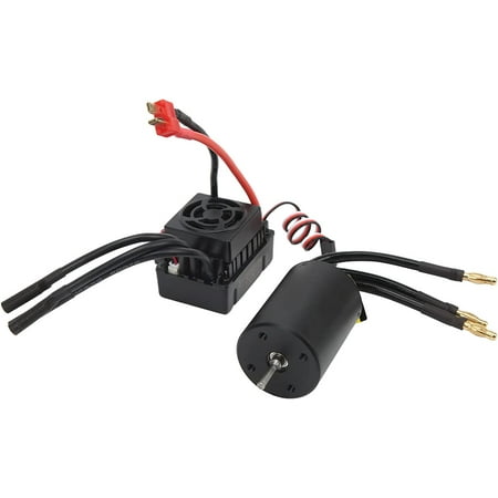 RC Car Motor and ESC,3650 2300KV Brushless Motor with 60A ESC Set ...