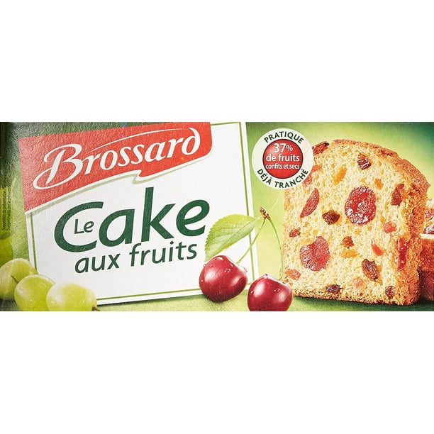 Brossard Cake Aux Fruits Tranche 300g (1 pack) - Walmart.com